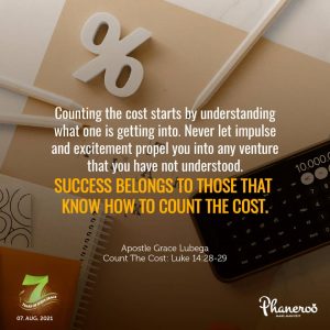 Count The Cost – Phaneroo