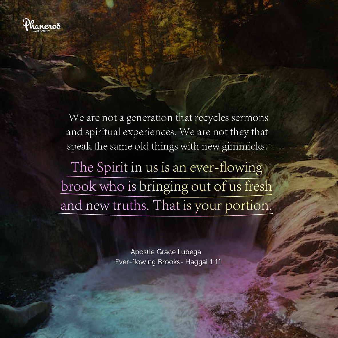 Ever-Flowing Brooks - Phaneroo