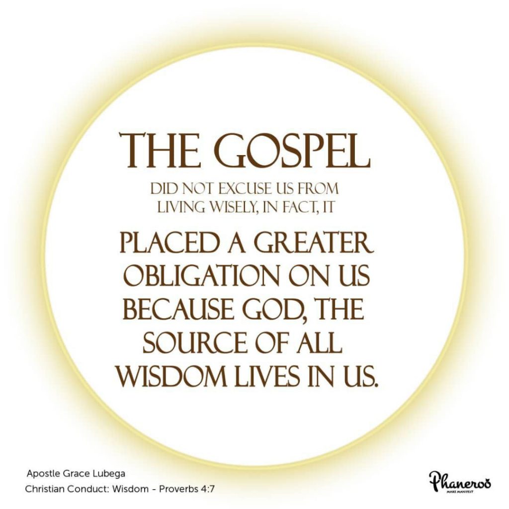 Christian Conduct: Wisdom - Phaneroo