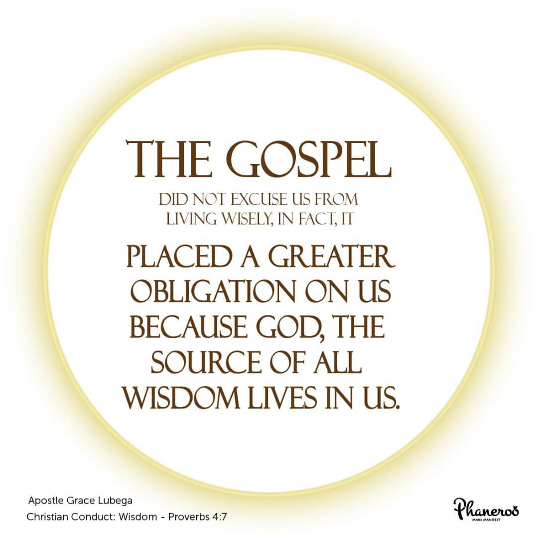Christian Conduct: Wisdom - Phaneroo