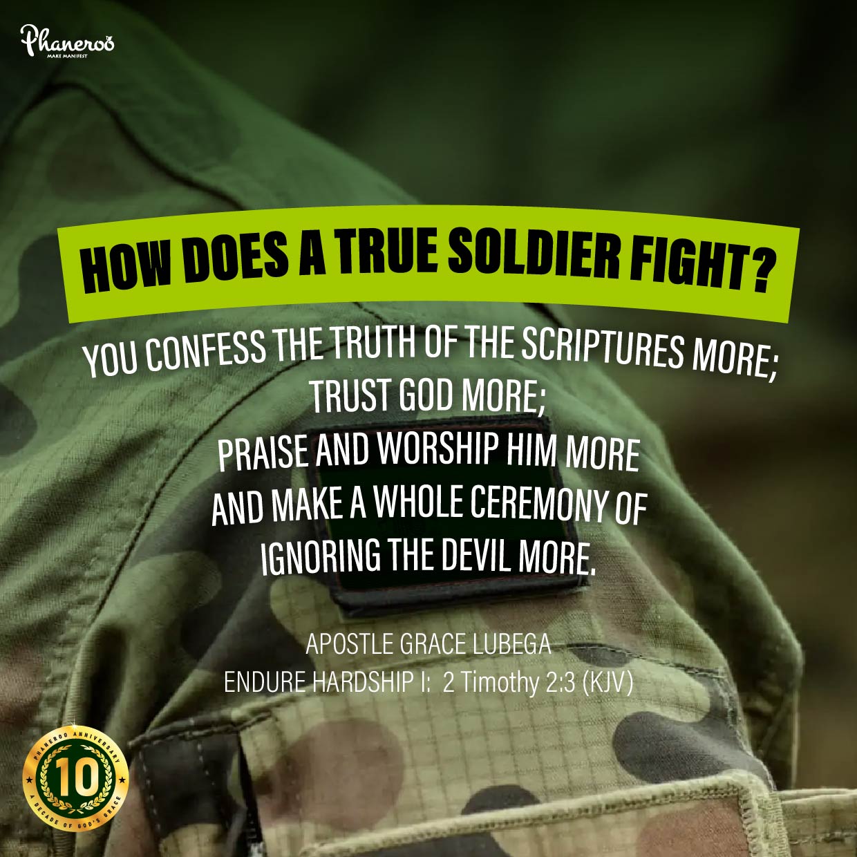 Phaneroo Devotion – Phaneroo